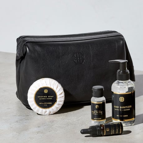 Benjamin Barber Saffron & Leather Shaving Soap | Gents