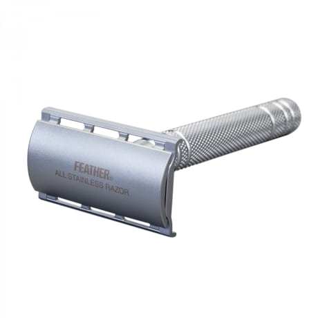 Feather AS-D2 All Stainless Steel Luxury Safety Razor | Gents