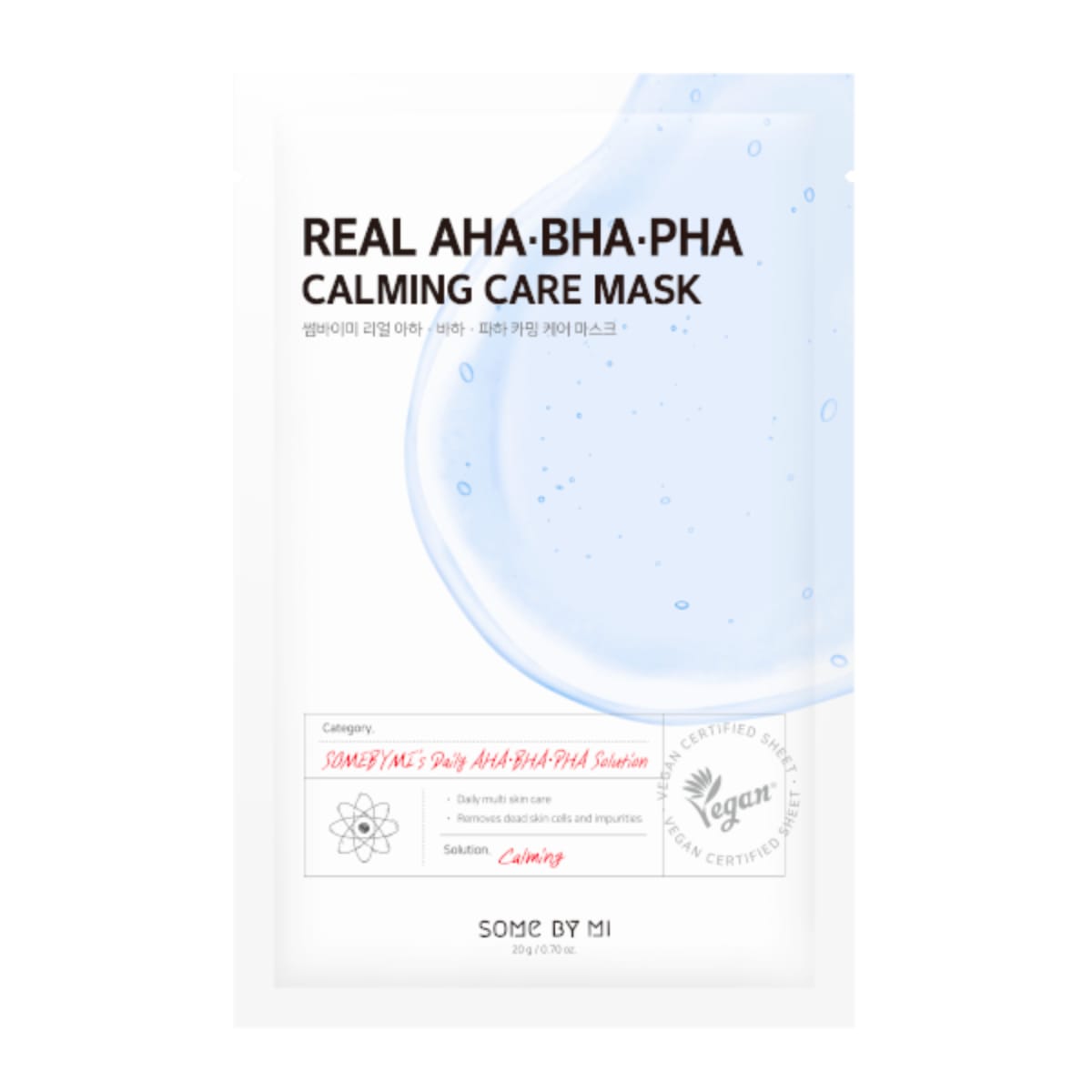 Calming face mask with AHA-BHA-PHA | Gents