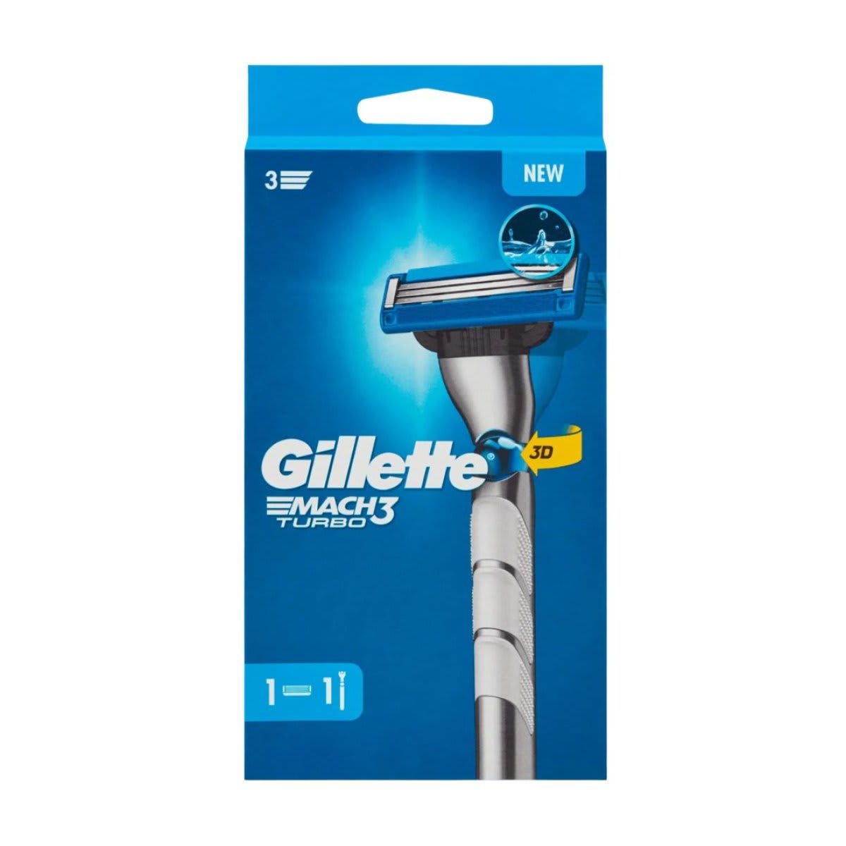 Gillette Razor Mach3 Turbo 3D | Gents