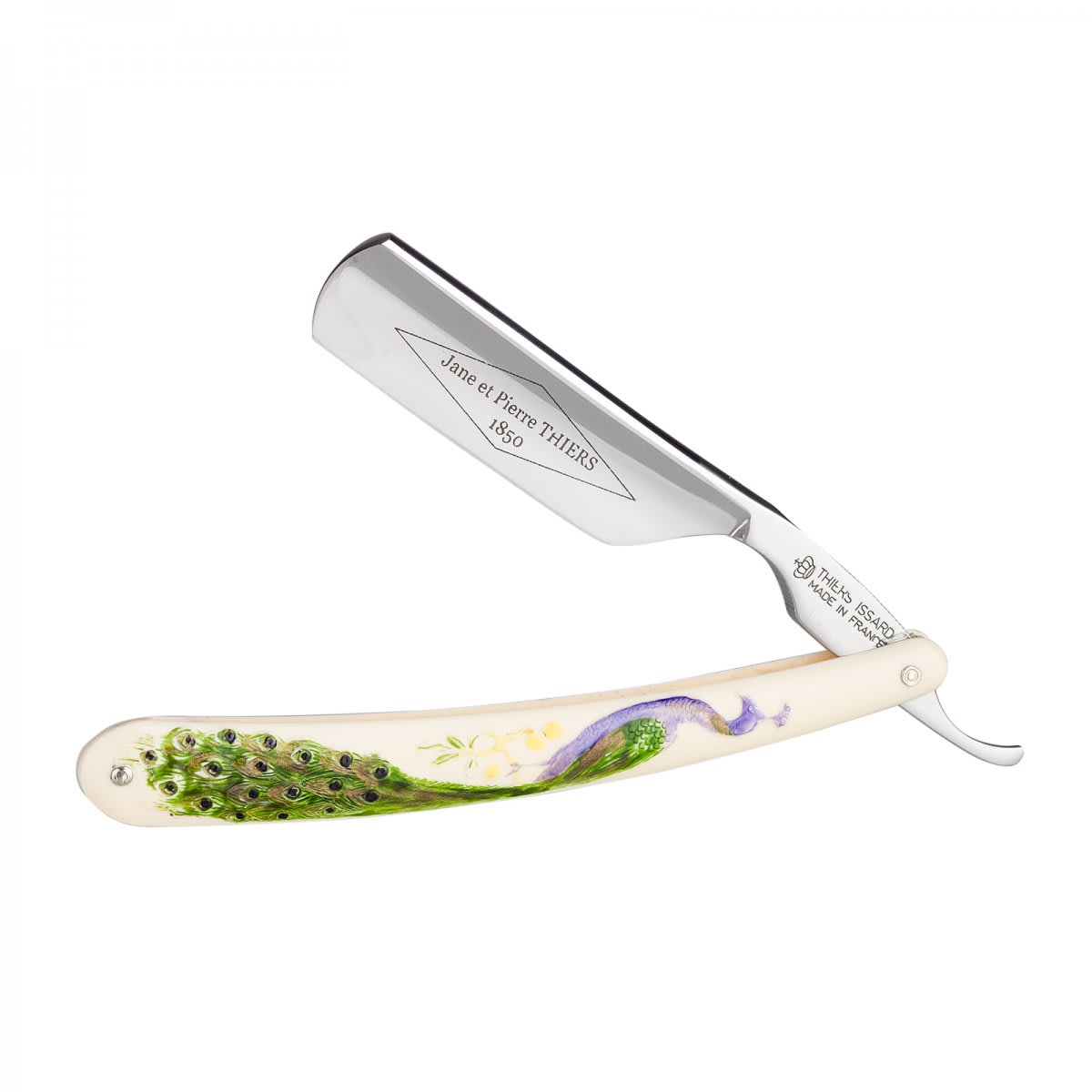 Thiers-Issard Sabatier Razor Peacock One Side Colour Grelot | Gents