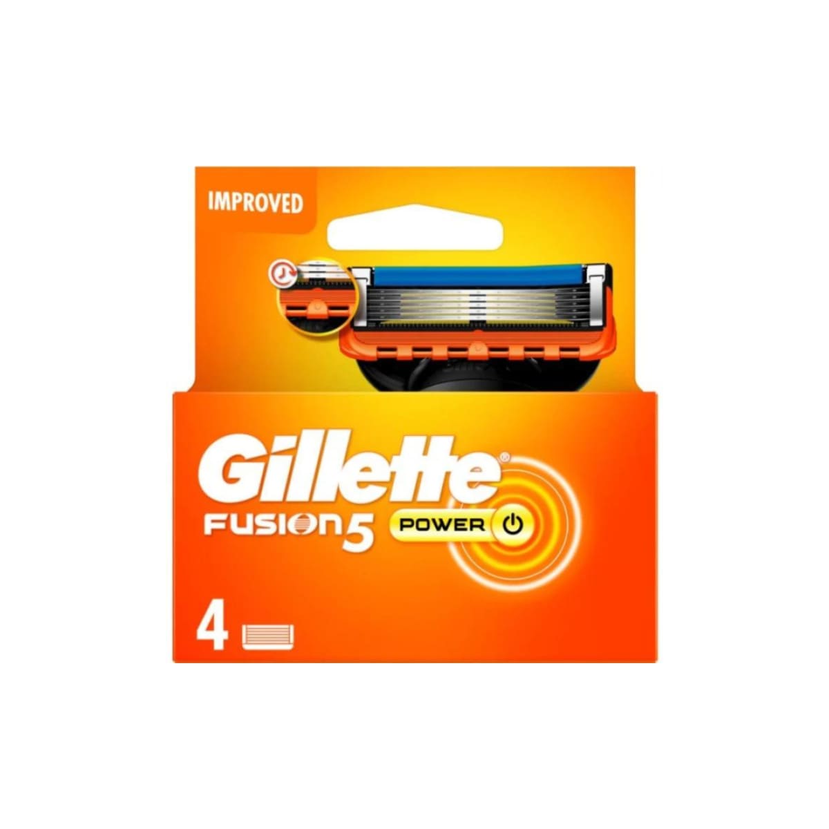 Gillette Fusion5 Power 4-pack | Gents