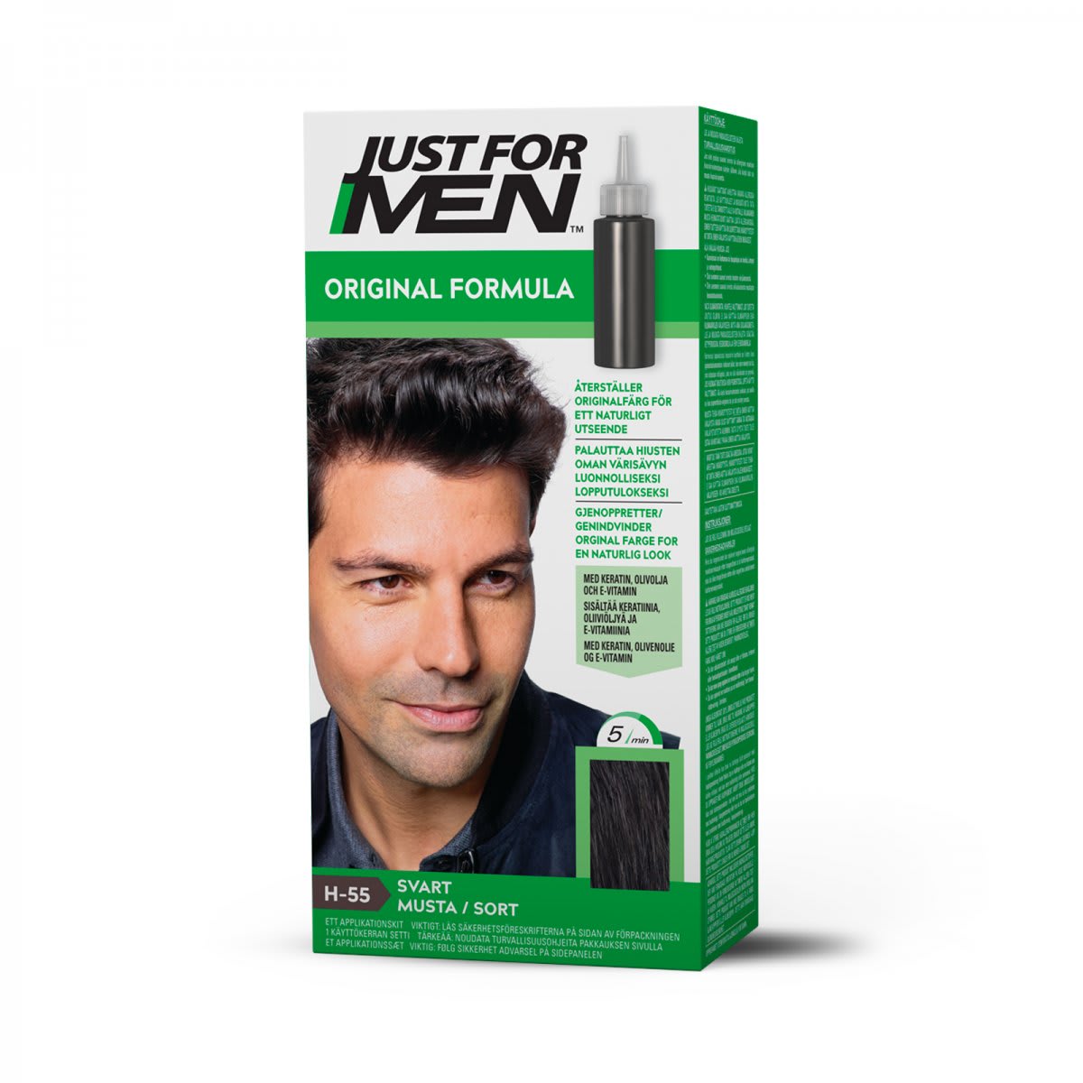 Just For Men Hair Colour - Real Black | Gents