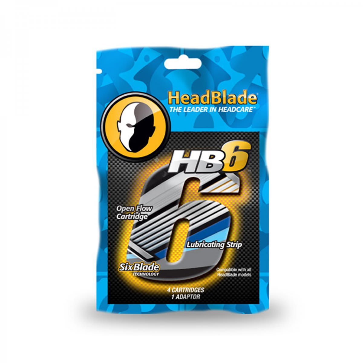 HeadBlade HB6 4-pack Razor Blades | Gents